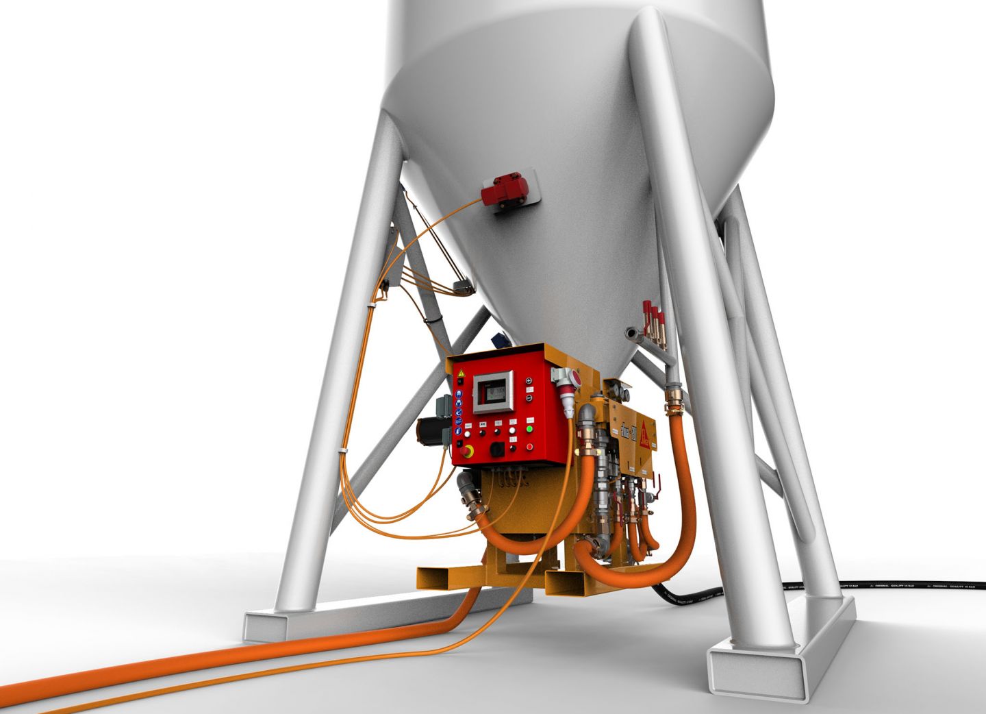 ALIVA-201 Shotcrete Unit for Pressure Silo - Eitzen GmbH